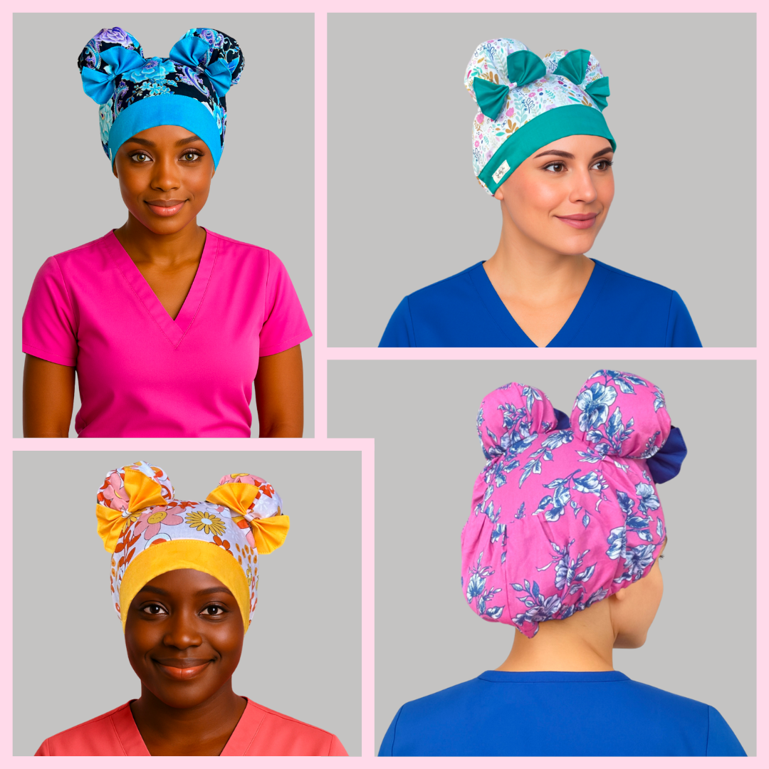 Floral Caps – Bloom Where You’re Scrubbed – ScrubbyChic